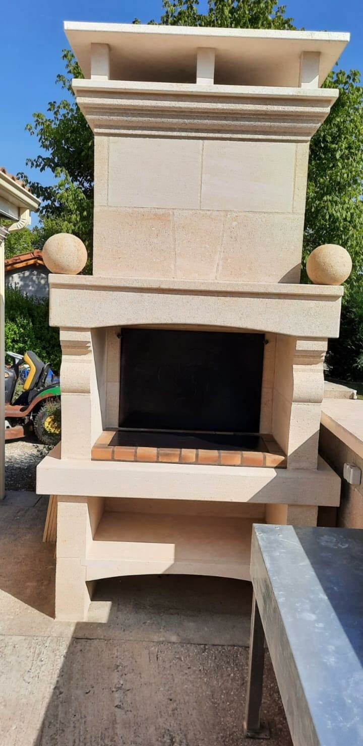 Barbecues en pierre - Carrières Barboteau